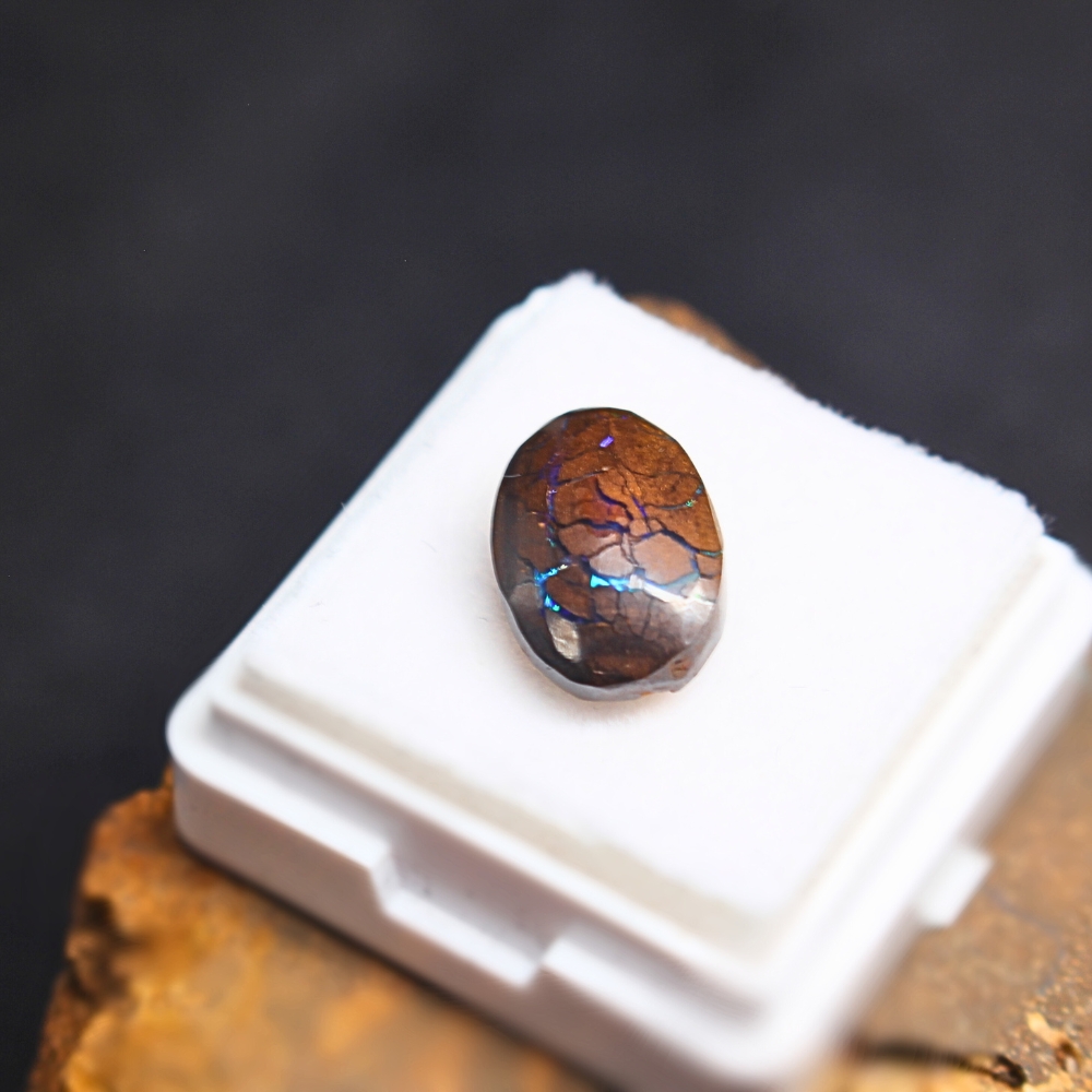 Admiring Queensland Boulder Opal 6.60 ct - Aussie Opals