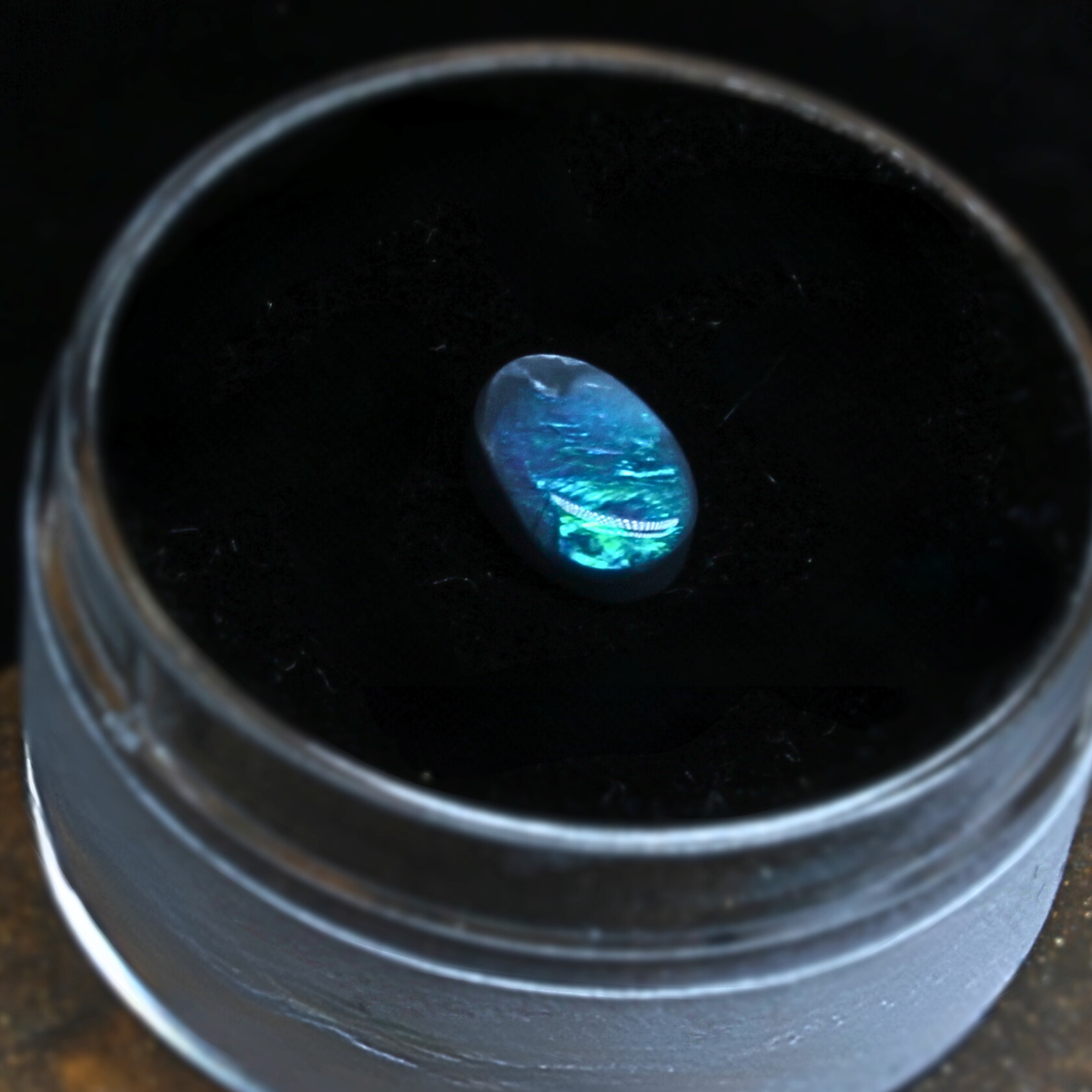 Fantastic Lightning Ridge Black Opal 0.55 ct - Aussie Opals