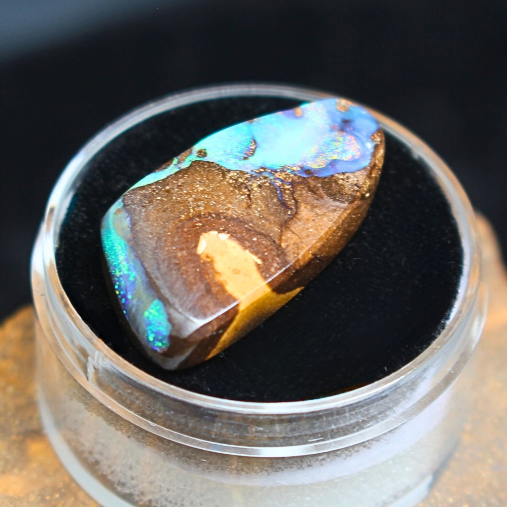 Stunning Queensland Boulder Opal 14.10 ct - Aussie Opals