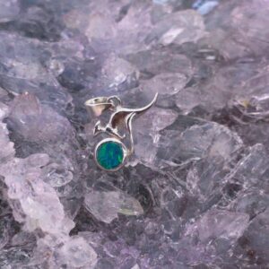 Lightning Ridge Natural Doublet Opal 0.1g S925 Silver Pendant - Aussie ...